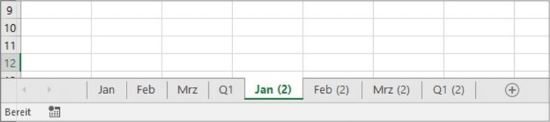 Excel: Arbeitsblätter ratzfatz kopieren | PCS Campus