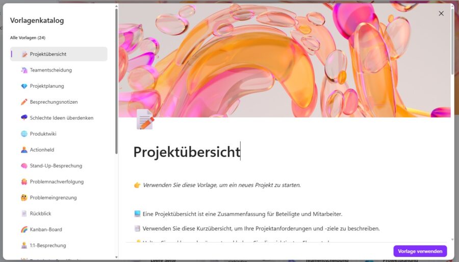 Microsoft Loop: Arbeiten mit Vorlagen - PCS CAMPUS
